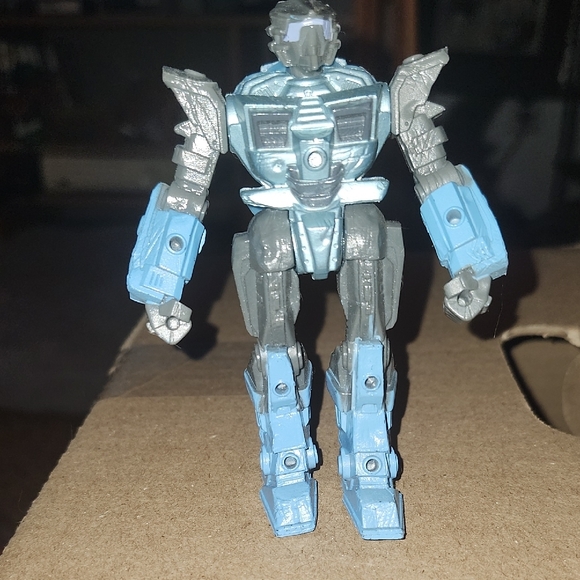 Toys | Transforming Robot Toy Blue And Gray | Poshmark
